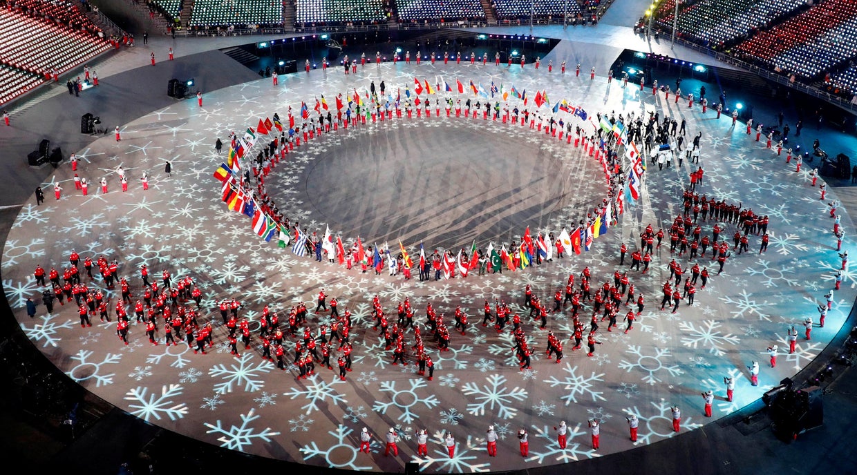 2018 Olympics: Spectacle of Winter Games' Closing Ceremony