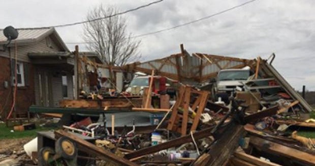 Deadly storm system rips through South, Central U.S. - CBS News