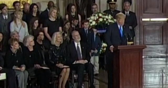 Trump memorializes Billy Graham - CBS News