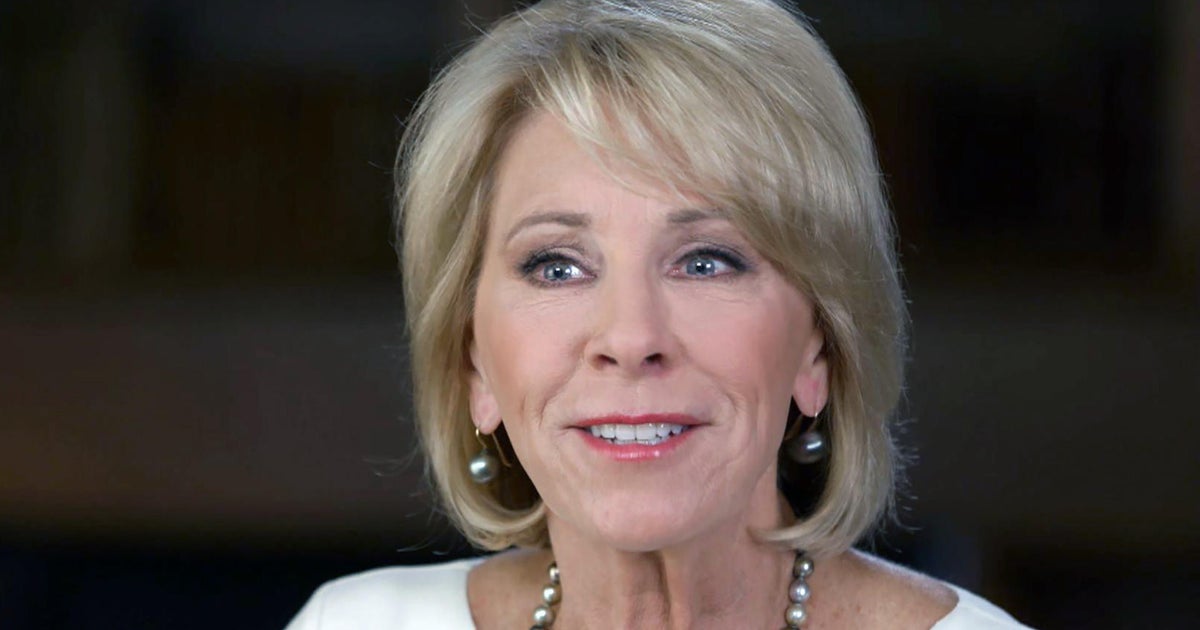 Betsy DeVos on guns, school choice and why people don't like her - CBS News