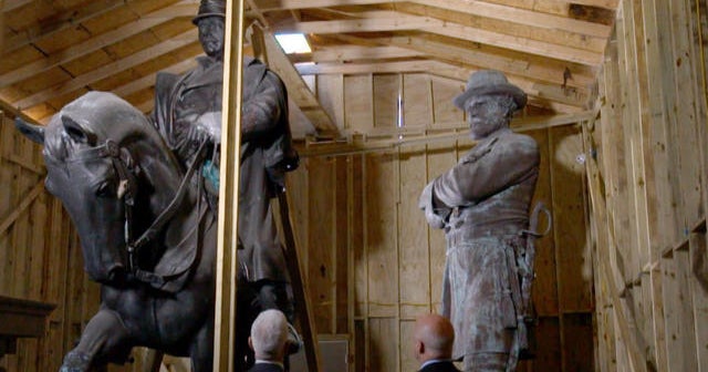 Confederate statues gathering dust - CBS News