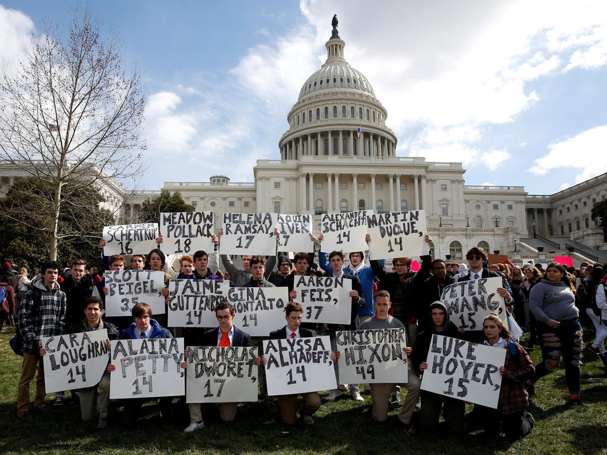 Student walkouts across U.S. protest gun violence