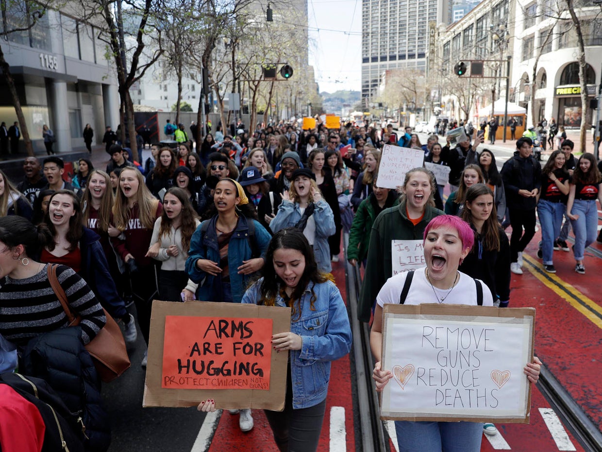 Student walkouts across U.S. protest gun violence