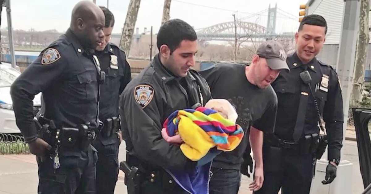New York City police officer helps deliver baby in Manhattan - CBS News