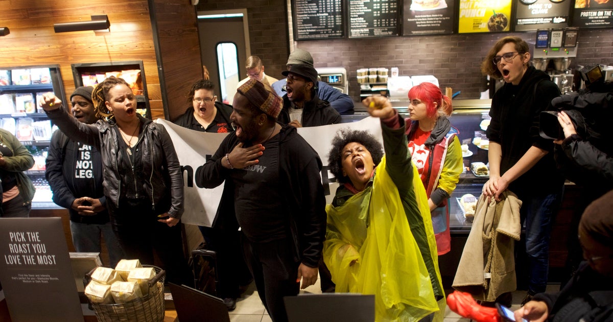 Starbucks protests continue in Philadelphia while CEO performs damage ...