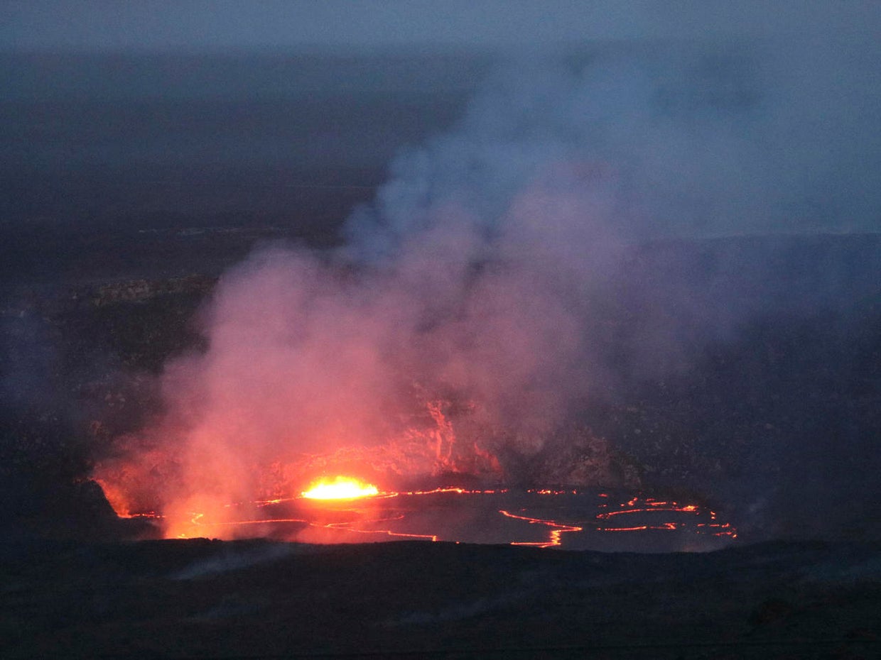 Volcanic eruption in Hawaii