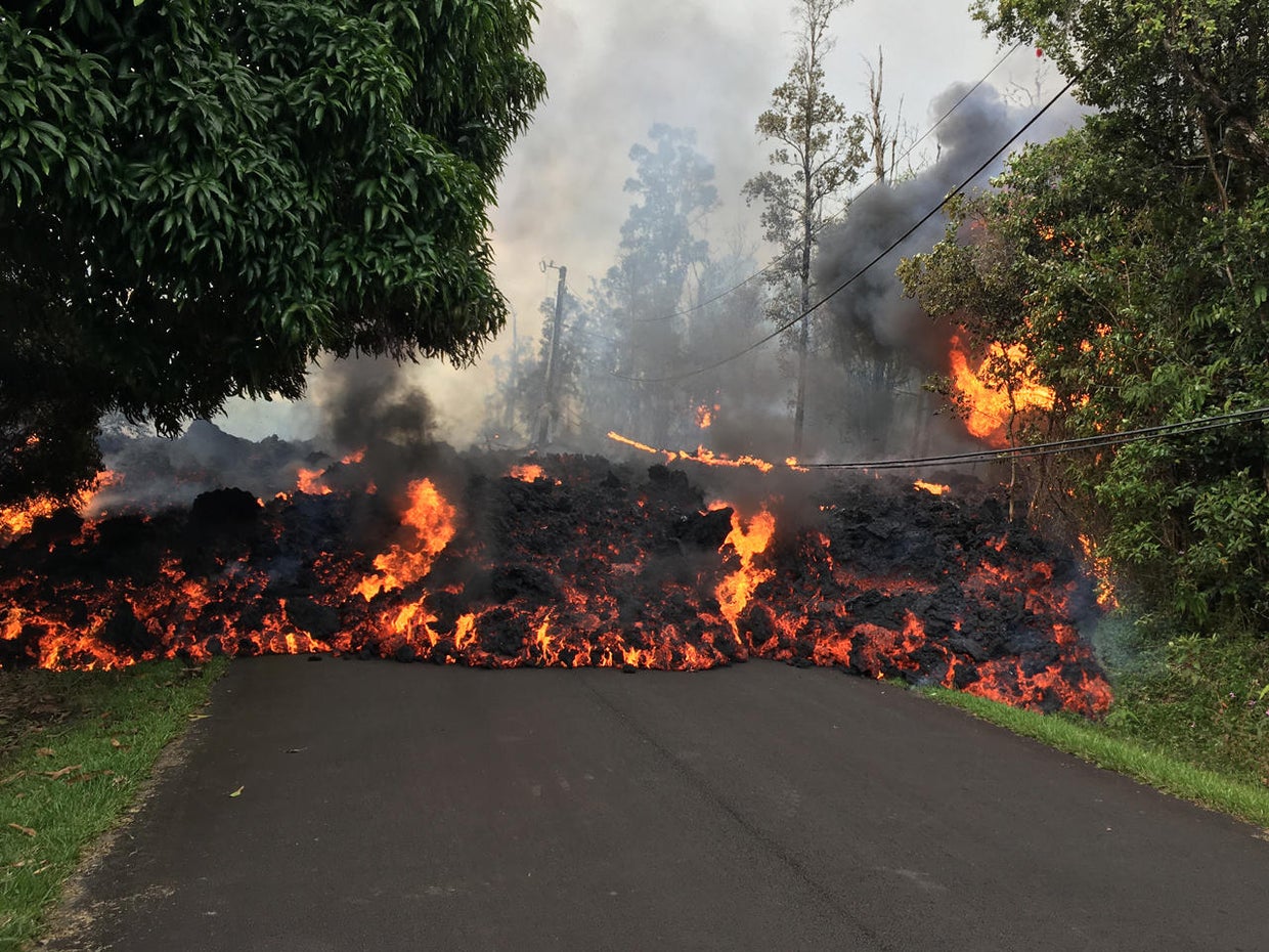 Volcanic eruption in Hawaii
