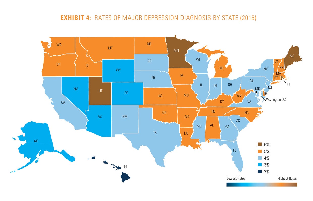 How depressed is your state? - CBS News