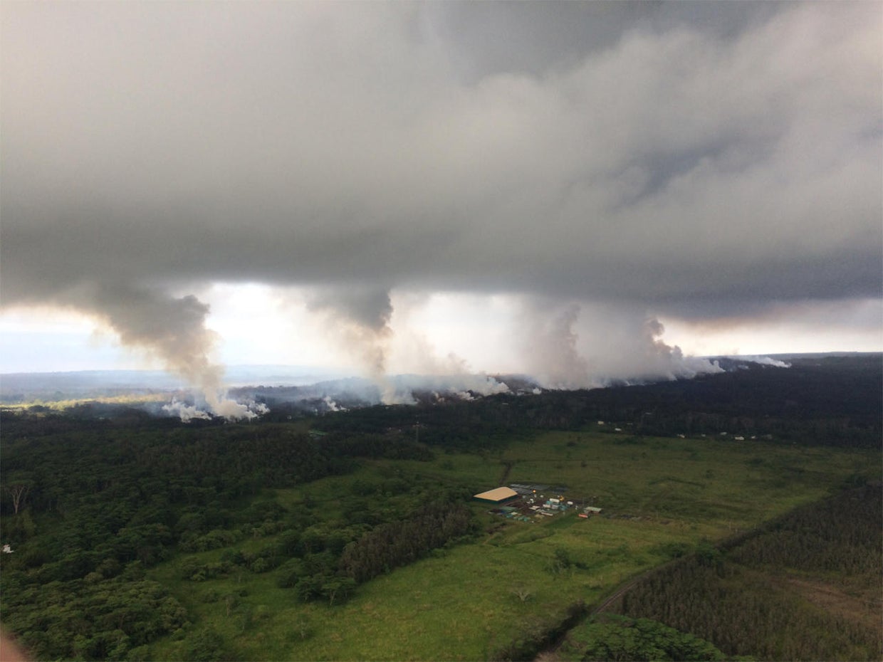 Volcanic eruption in Hawaii