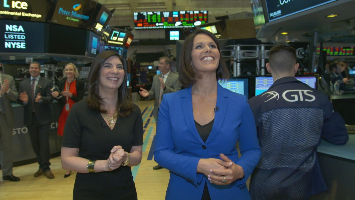 NYSE: Stacey Cunningham makes history as first female president - CBS News