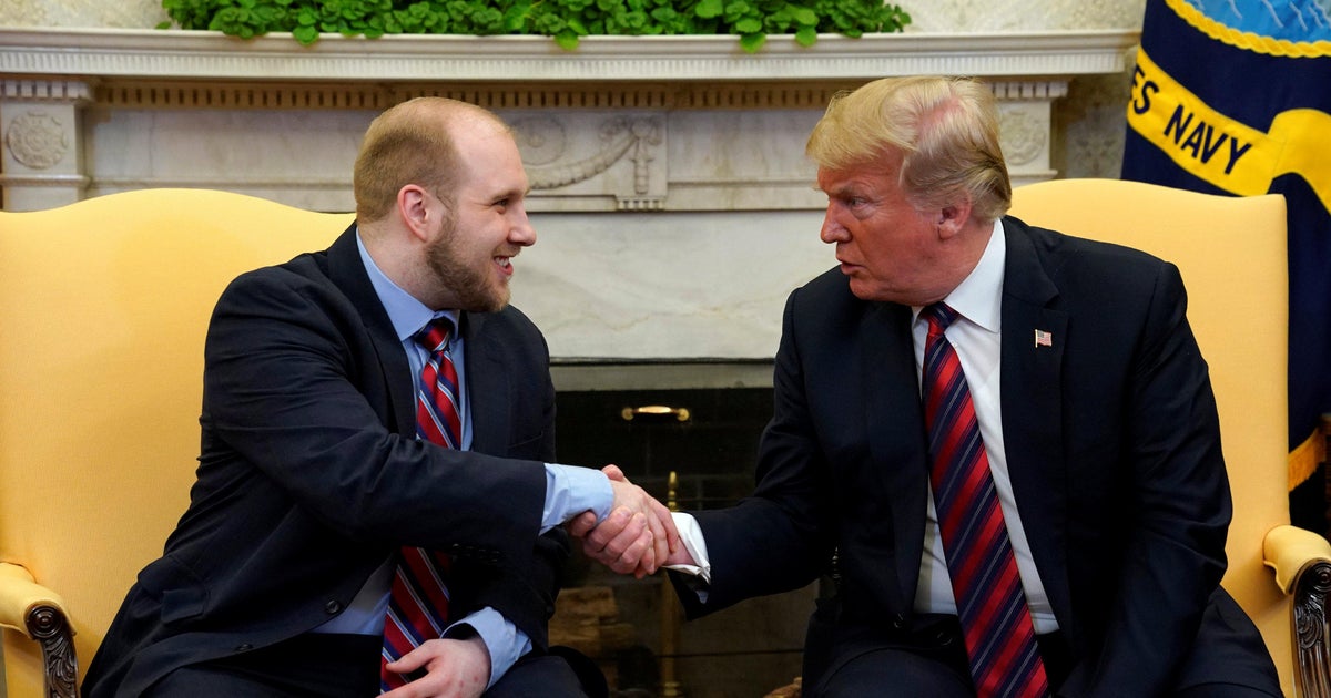 Joshua Holt, American jailed in Venezuela, arrives in U.S. - CBS News