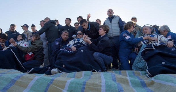 Space station crew wraps up 168-day mission - CBS News