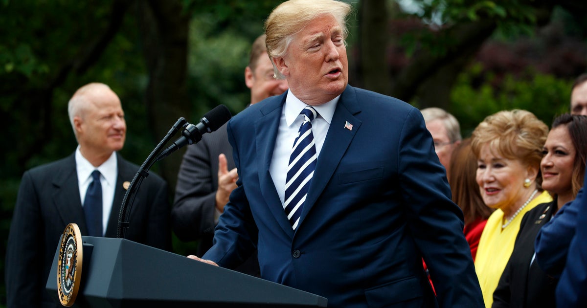 Trump signs VA Mission Act - CBS News