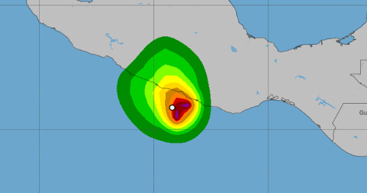 Tropical Storm Carlotta pounds Mexico's coast - Latest forecast, path ...