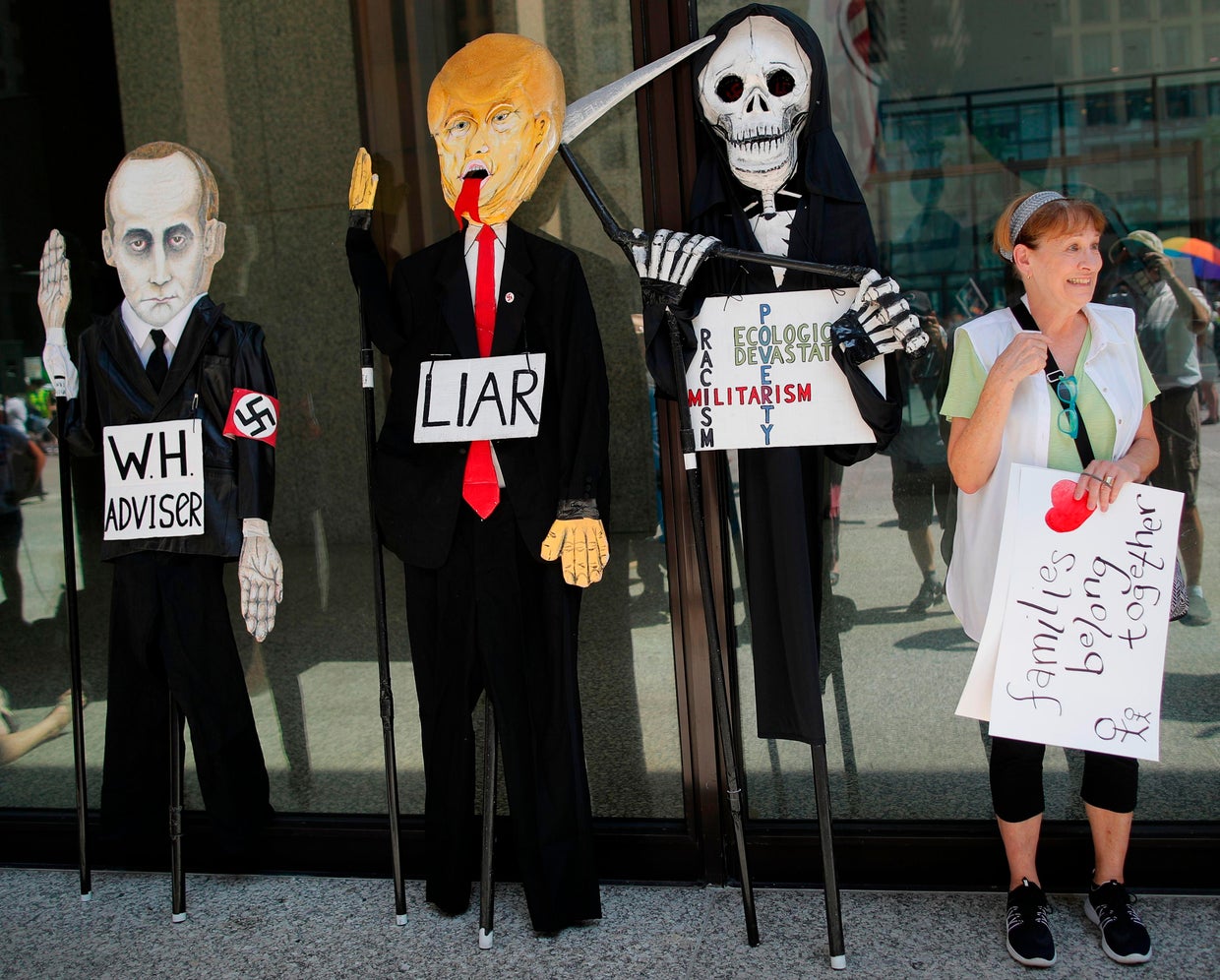 Immigration protests: Signs from marches across the U.S.