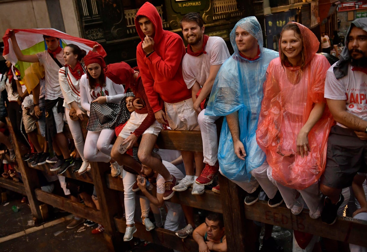"Running of the Bulls" in Pamplona, Spain