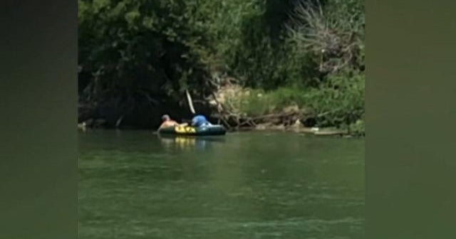 Illegal border crossing caught on camera near legal port of entry - CBS ...