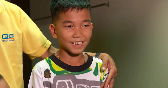 "It was dark and quite scary": Thai cave survivors speak on first full day with families - CBS News
