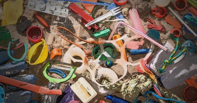 Drowning in plastic waste - CBS News