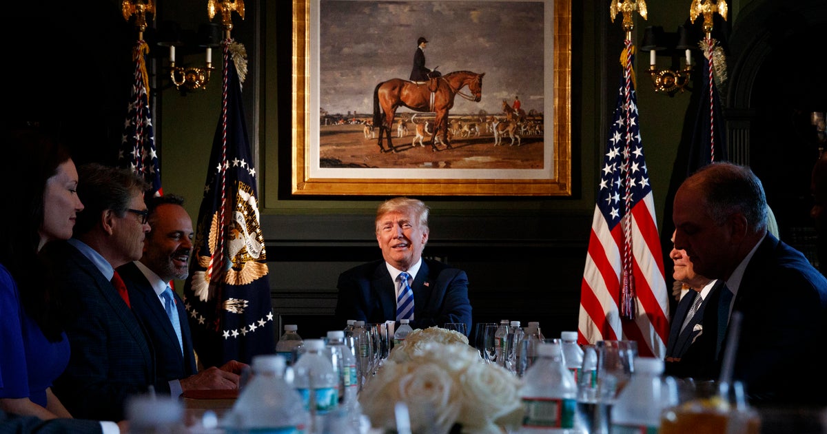 Trump, state officials discuss efforts to help ex-inmates - CBS News
