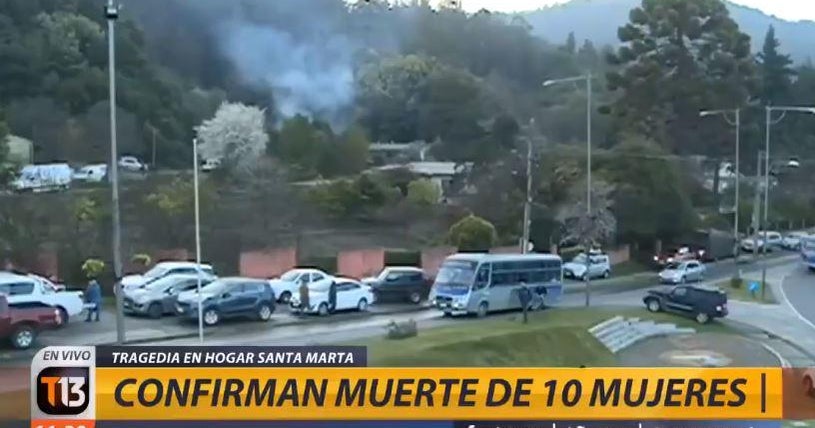Chile nursing home fire leaves 10 women dead in town of Chiguayante, in ...