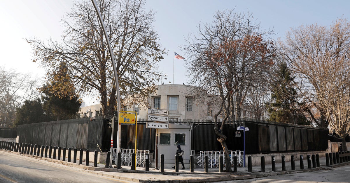 Shots Fired At Gate Of Us Embassy In Ankara Turkey Cbs News