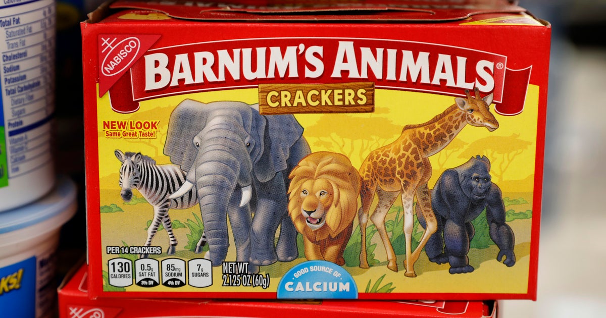 Animal crackers box: Animals "freed" in new Nabisco Barnum animal ...