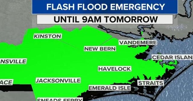 Florence forecast: Tropical storm moves into South Carolina - CBS News