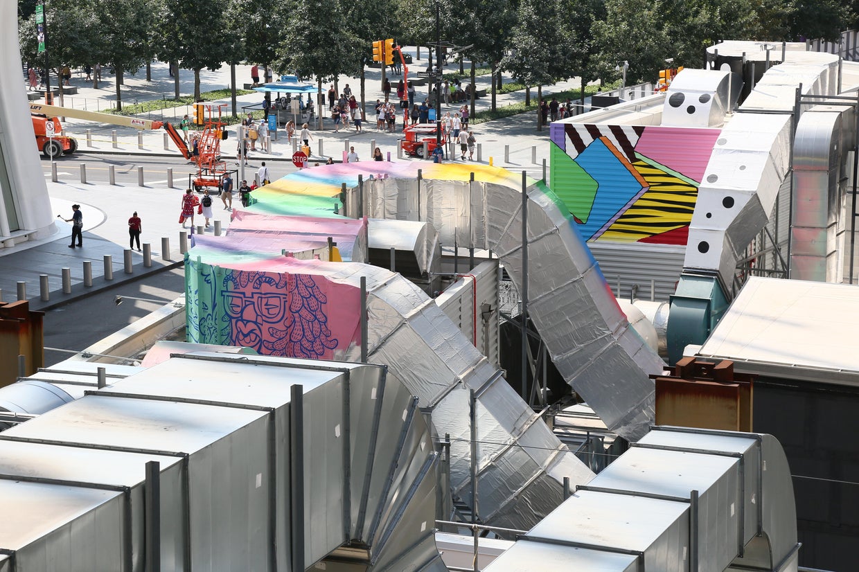 Graffiti rises at the World Trade Center site