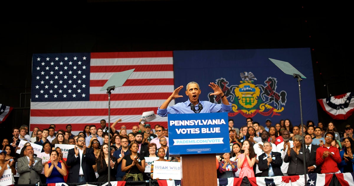 Obama tells voters in Philly the "stakes really are higher" this ...