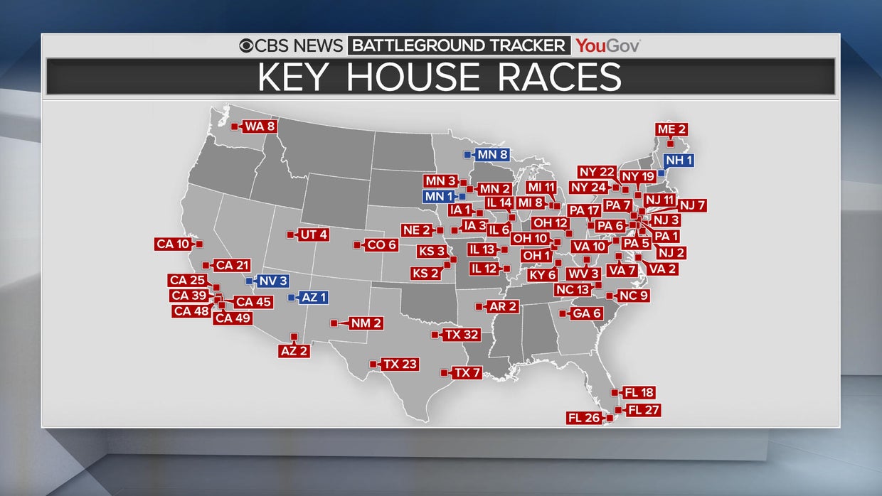 House control edges toward Democrats - CBS News poll - CBS News