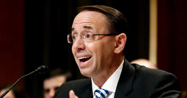 Rod Rosenstein on his way to White House, expecting to be fired - CBS News