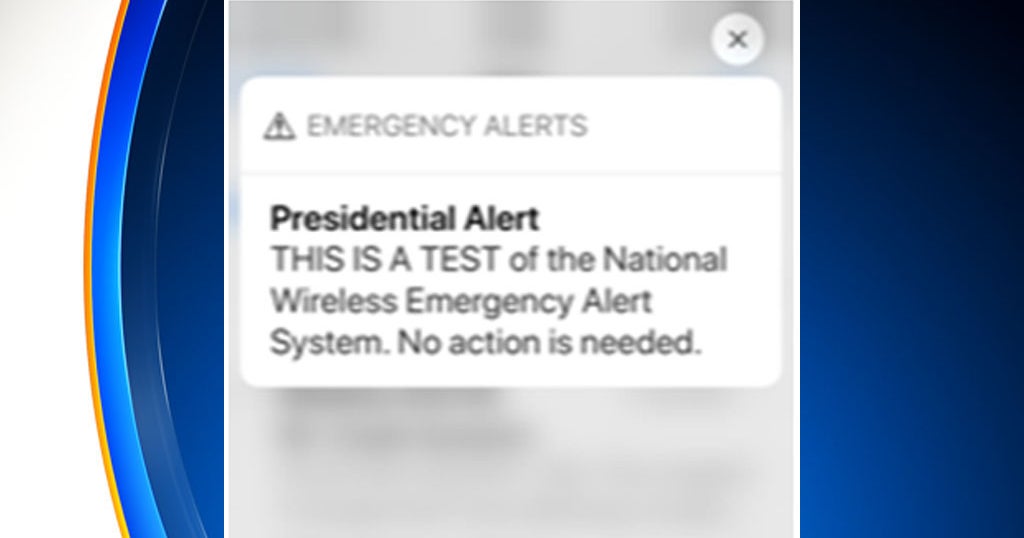 Didn't Get The Presidential Alert From FEMA? Here's Why - CBS Miami