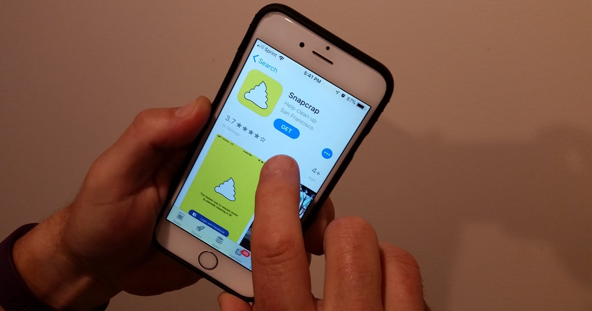 San Francisco 'Snapcrap' App Used To Report Poop On City Streets - CBS ...
