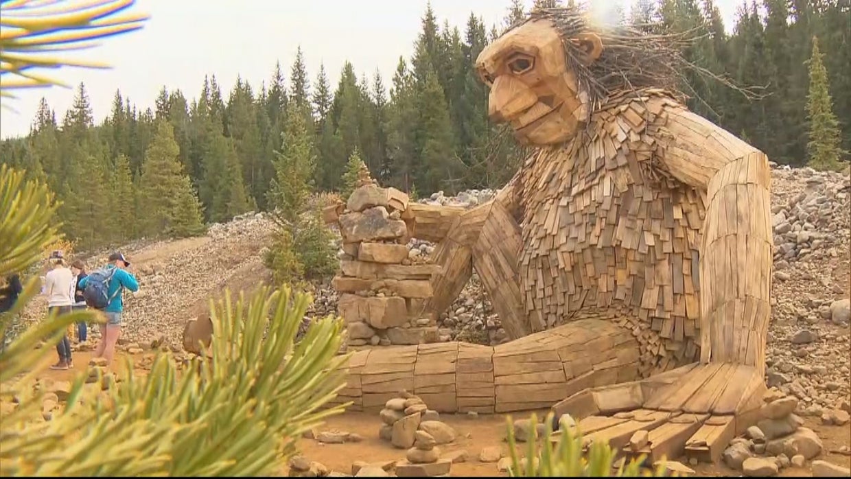 Breckenridge Hikers Surprised By Mountain Troll - CBS Colorado