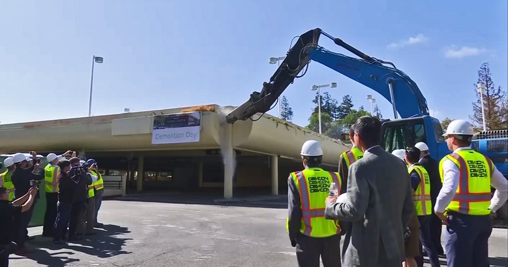 Vallco Mall Demolition Begins To Make Way For Housing, Offices - CBS ...