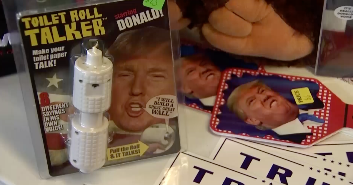 Store sells all things Donald J. Trump — and business is yuge - CBS News