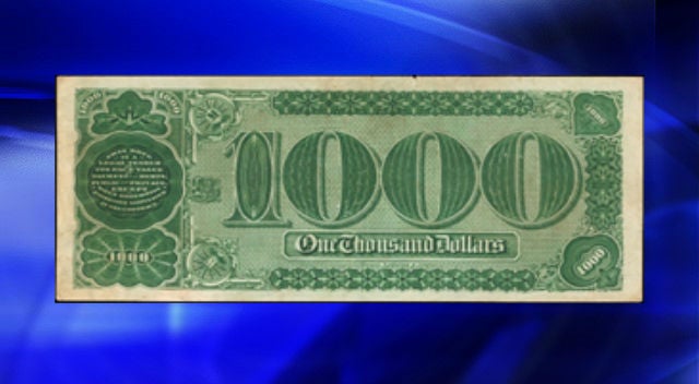 Rare $1,000 'Grand Watermelon' Bill Auctioned Off For $2.04 Million ...