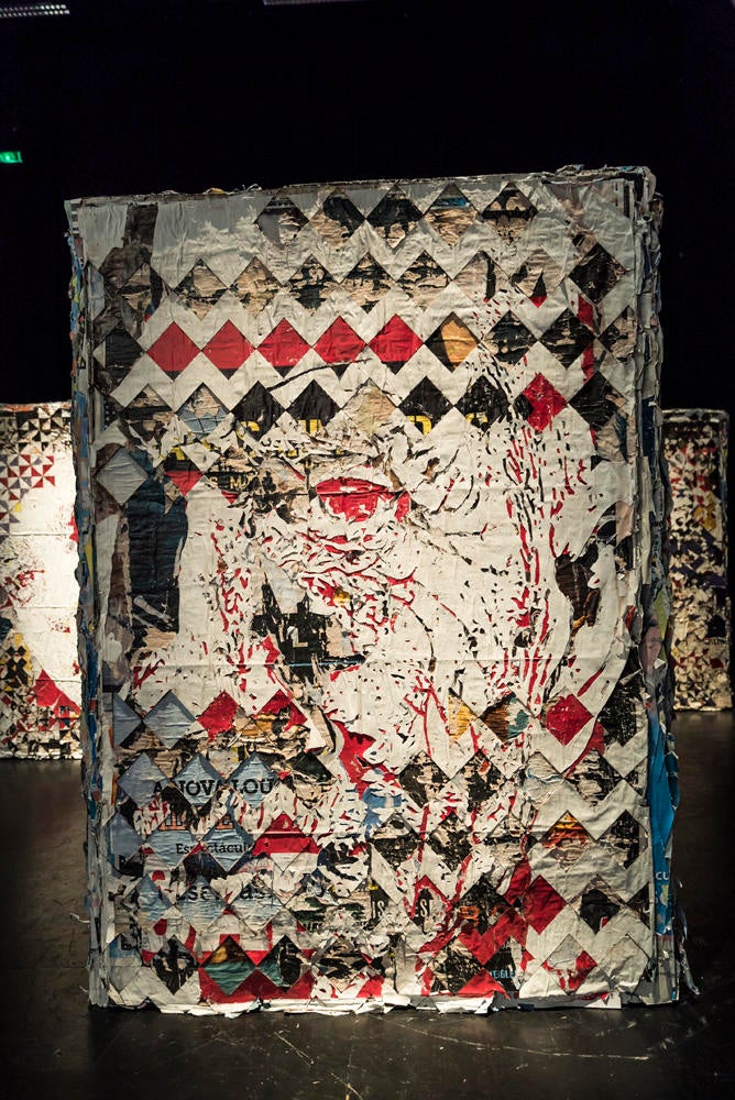 The chiseled portraits of street artist Alexandre Farto a.k.a. Vhils