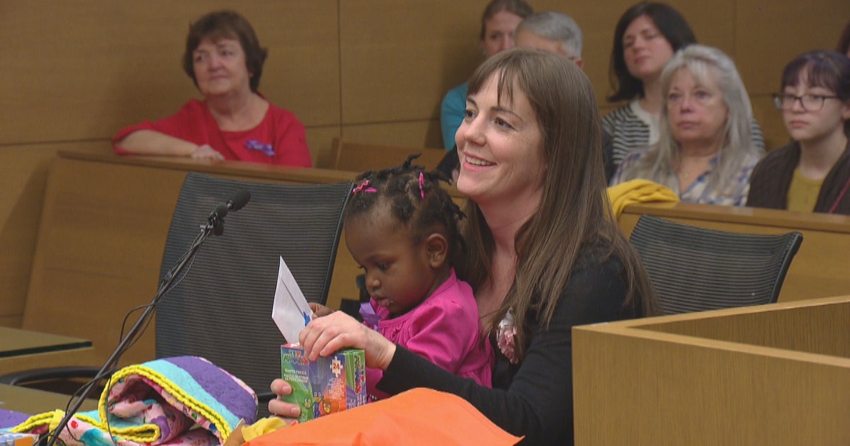 Families Celebrate During Denver Adoption Day - CBS Colorado