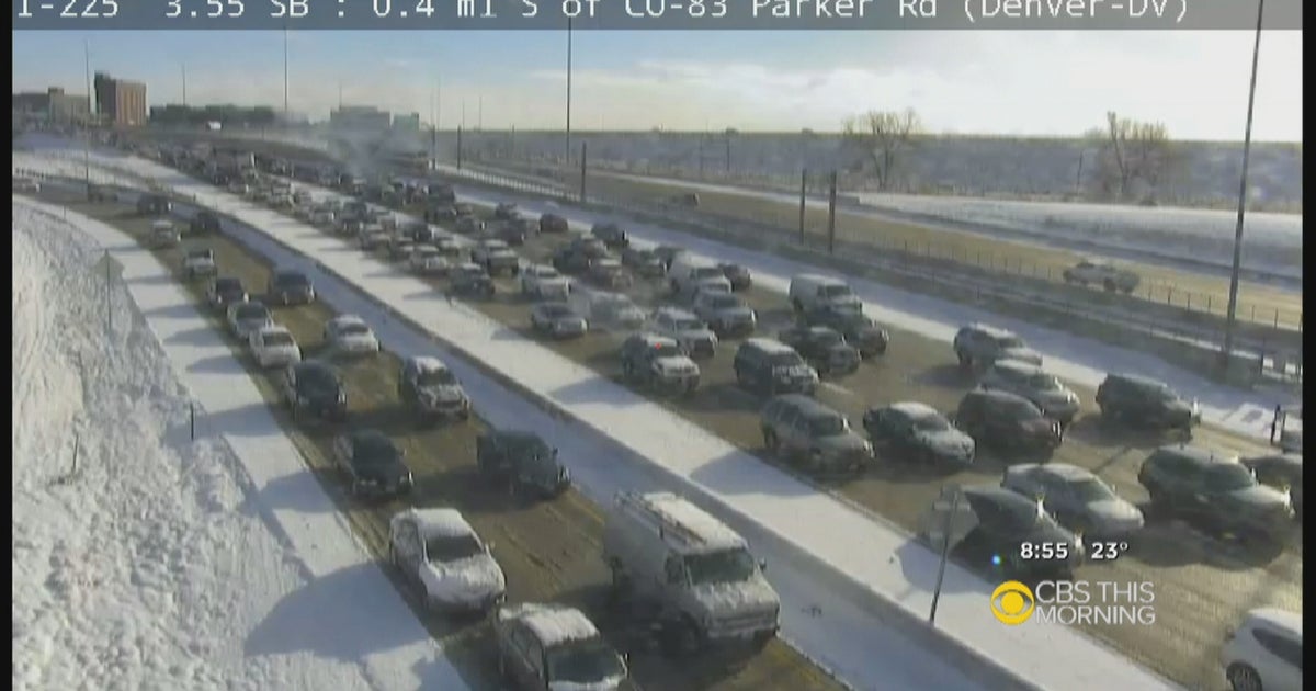 Snowy, Icy Roads Slow Morning Commute - CBS Colorado
