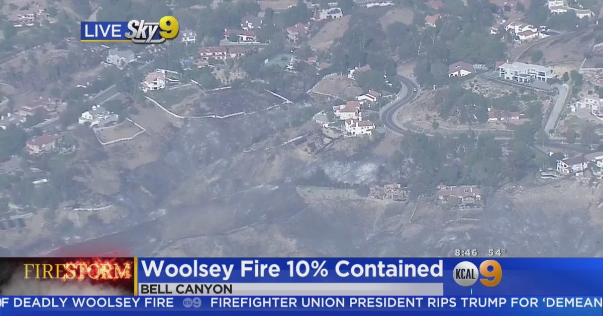SKY2/SKY9's Look At The Woolsey Fire Bell Canyon Burn Areas - CBS Los ...