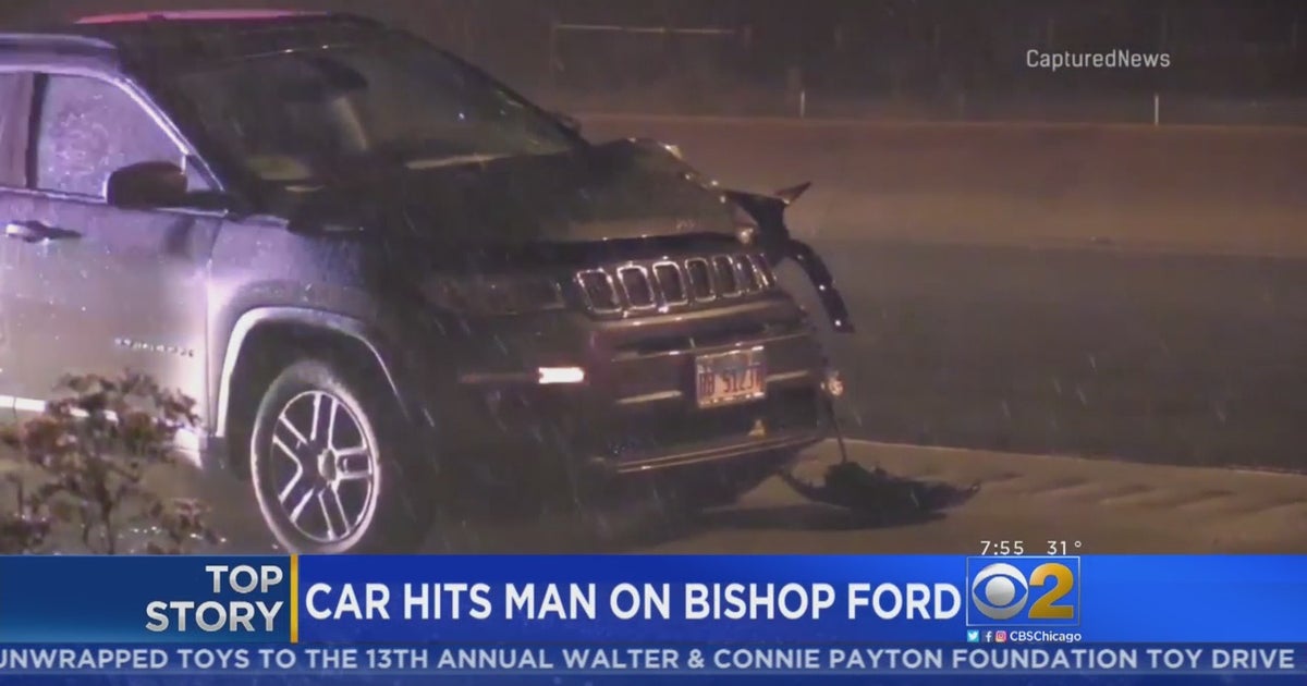Man Hit On Bishop Ford Freeway - CBS Chicago