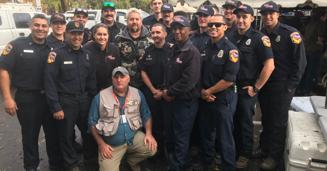 Guy Fieri, Jose Andres Cook 7,000 Pounds Of Turkey For Crews Working ...