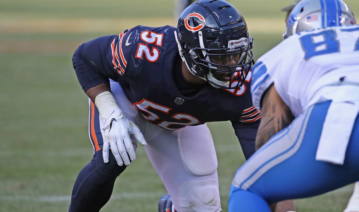 Bears Star Mack Very Much On Giants' Mind - CBS New York
