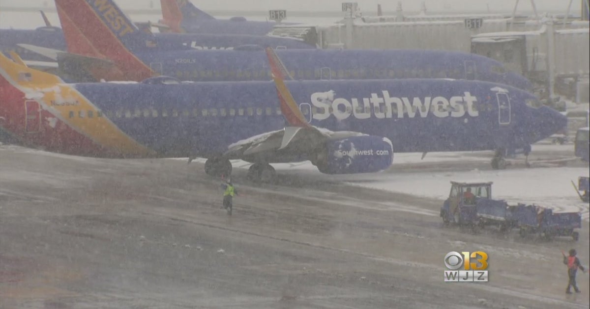 BWI Airport Prepares For Snowy Flying Weather - CBS Baltimore