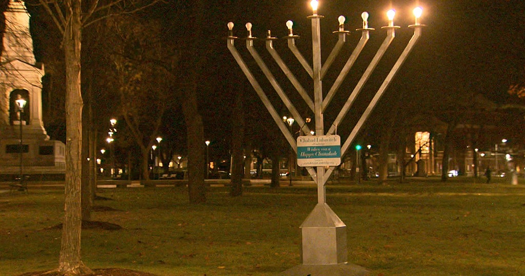 Menorah Toppled On Cambridge Common - CBS Boston