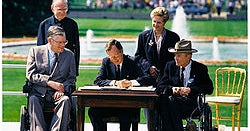 George H. W. Bush Legacy Includes Americans With Disabilities Act - CBS ...