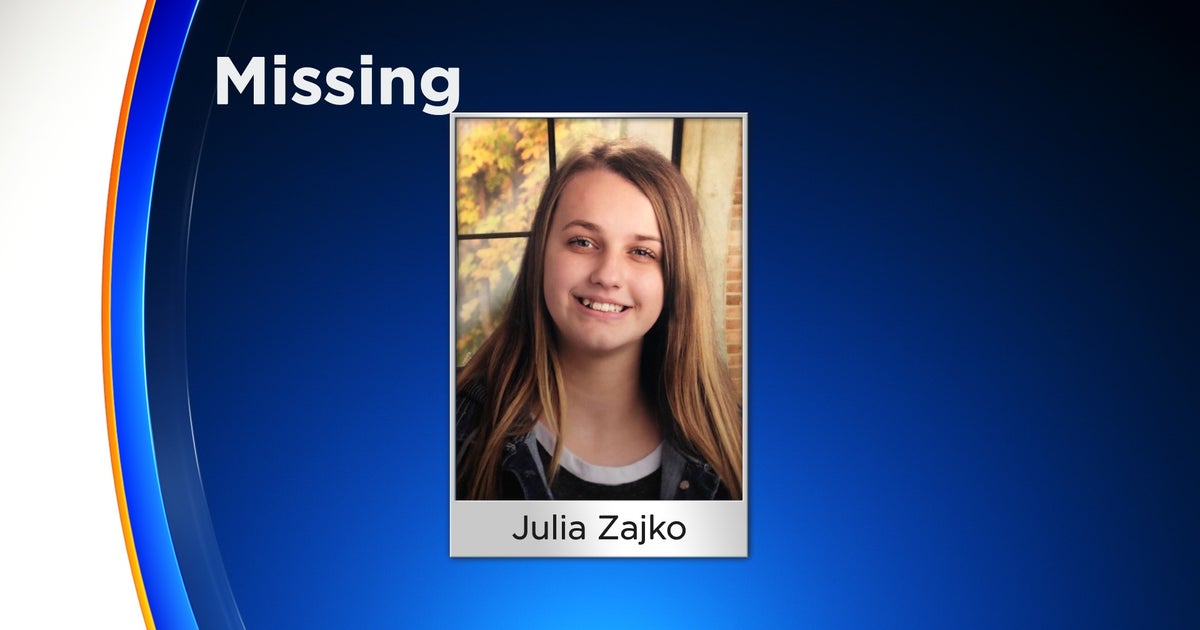 Police Asking For Public's Help Locating Missing Teen Julia Zajko - CBS ...