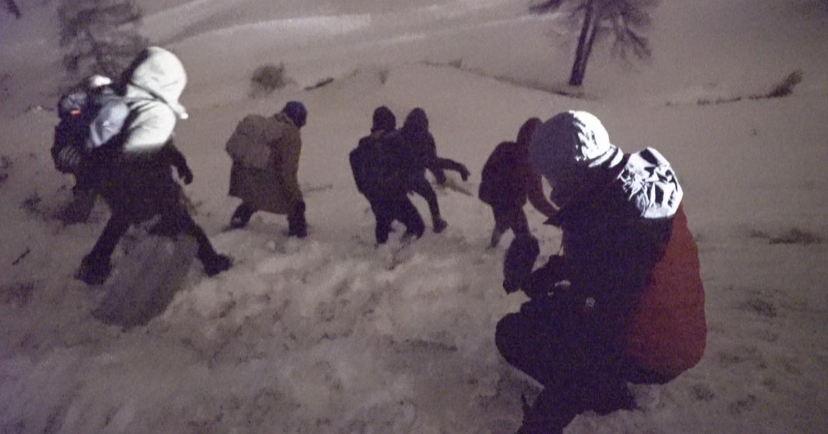 Migrants brave treacherous route through the Alps chasing dreams of ...